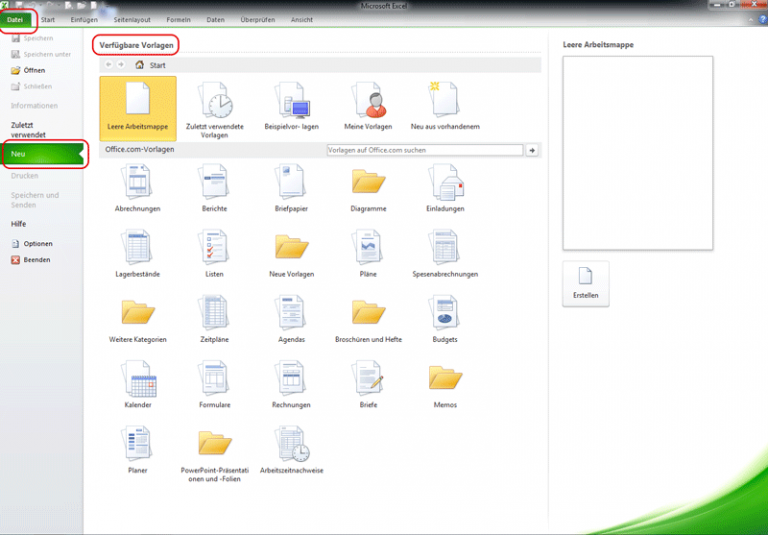 Wie erstelle ich eine Excelvorlage - die vollständige Erklärung
