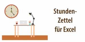 Kostenloser Stundenzettel für Excel oder als PDF